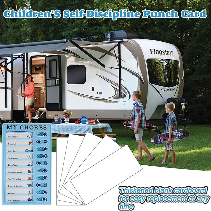 Children'S Self-Discipline Punch Card – Carkur