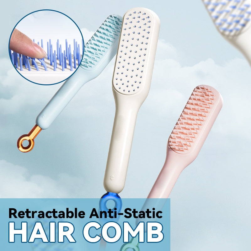 Retractable Anti-Static Hair Comb – Carkur