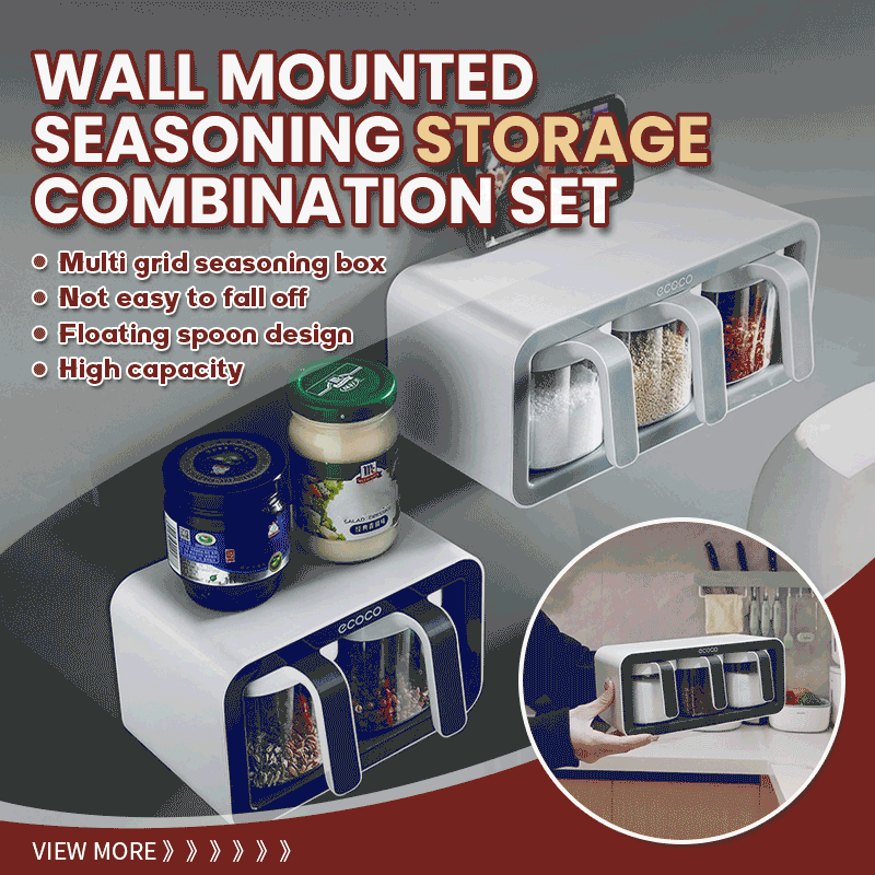 Wall Mounted Seasoning Storage Combination Set – Carkur