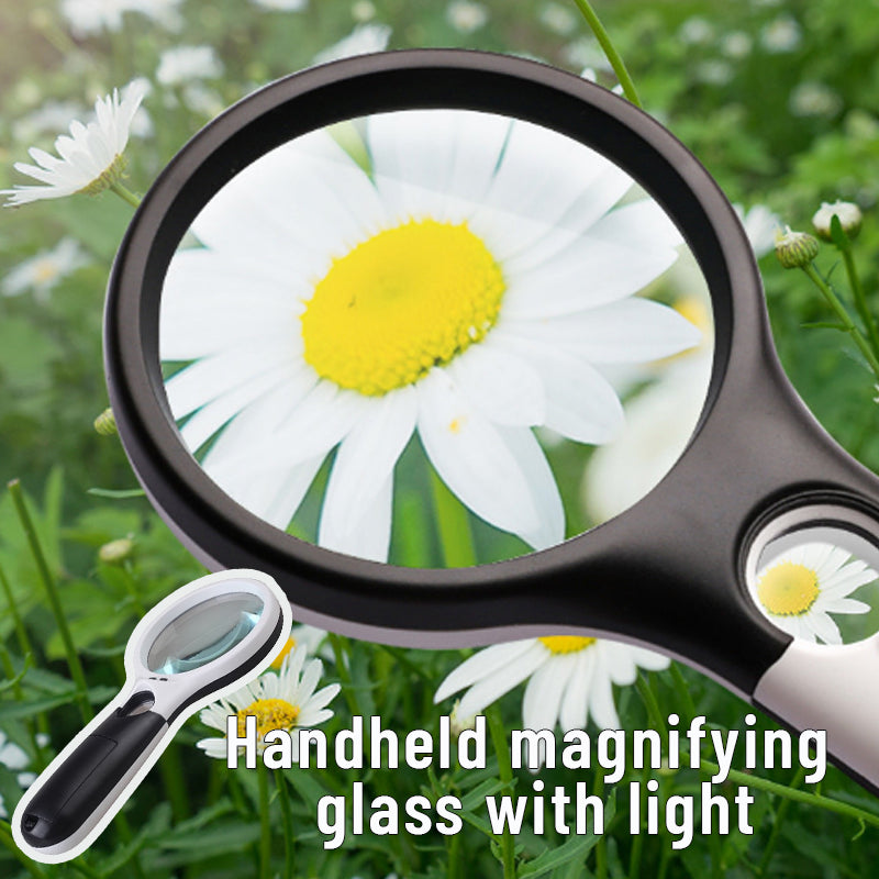 Double Lens Led Light Racket Magnifying Glass – Carkur