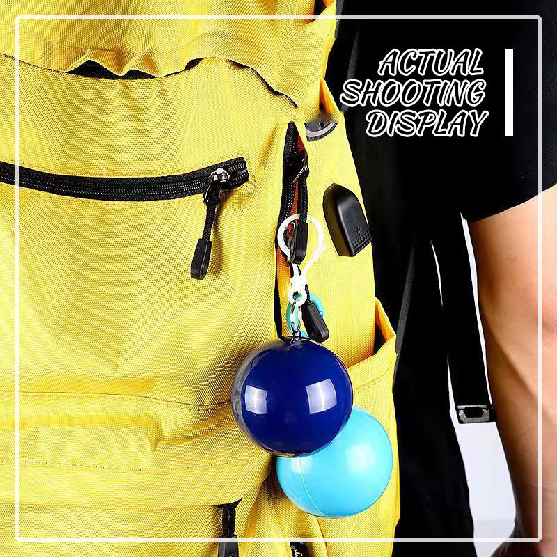 Portable Poncho Disposable Raincoat Ball Keychain – Carkur