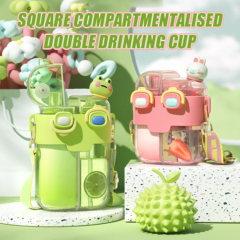 Separate Double Drink Plastic Cup – Carkur