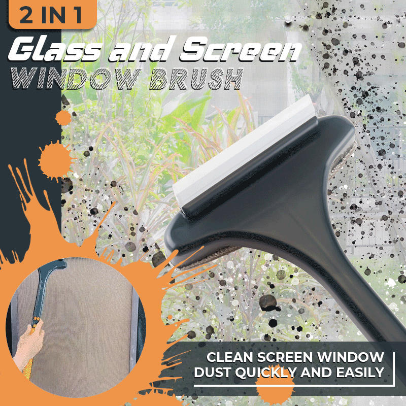 2 in 1 Glass and Screen Window Brush – Carkur