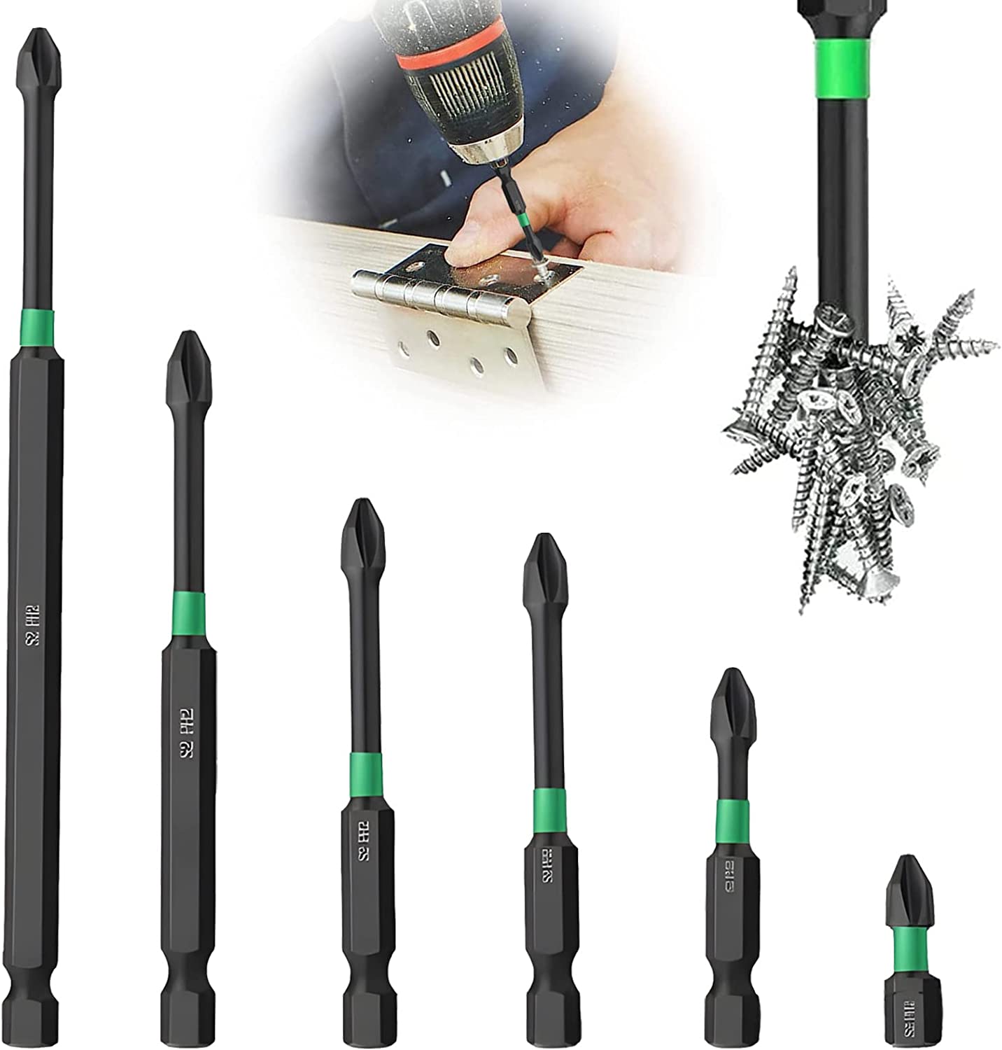 Magnetic Drill Bits (6 Pieces) – Carkur