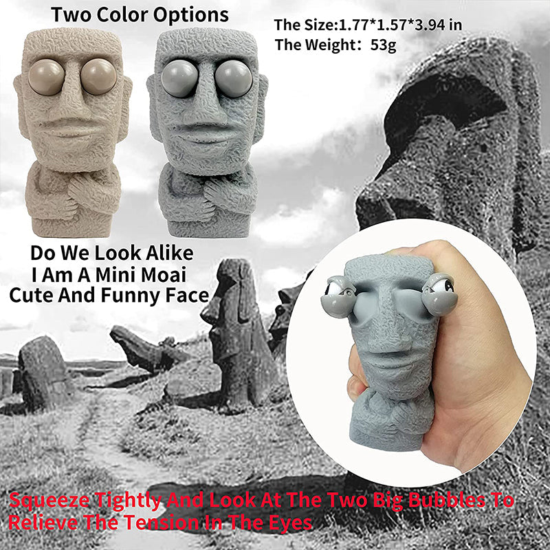 Funny Moai Statue Toy – Carkur