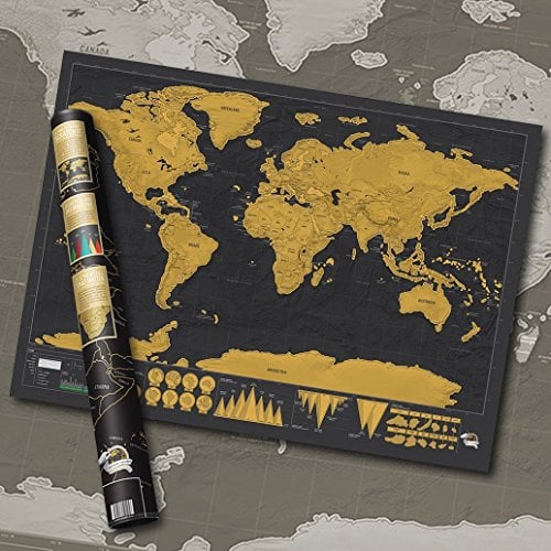 Scratch Map of the World – Carkur